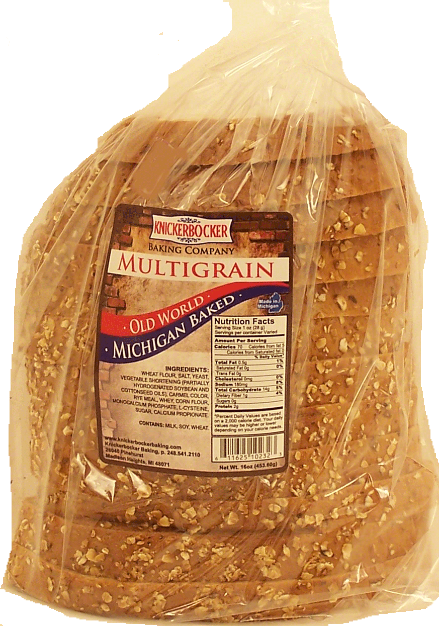 Groceries-Express.com Product Infomation for Knickerbocker Old World multigrain sliced bread 1/2 ...