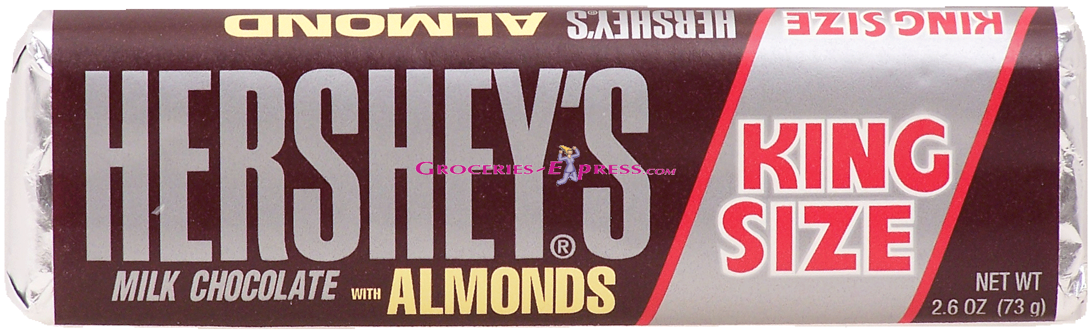 Groceries-Express.com Product Infomation for Hershey's king size milk chocolate with almonds ...